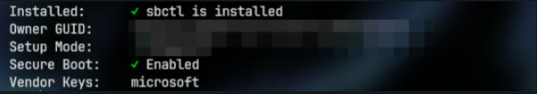 Sbctl in archlinux · 愛